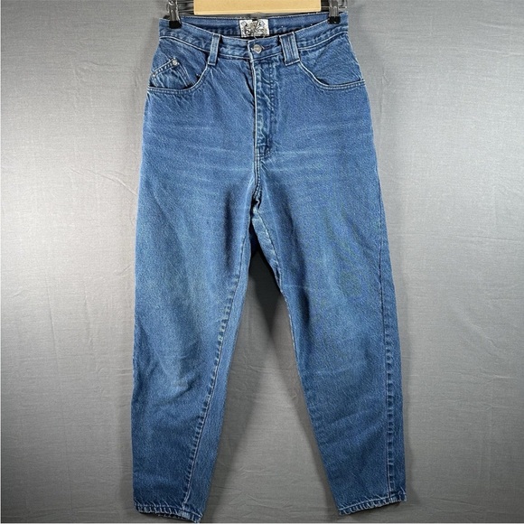 Vintage | Jeans | Vintage Sasson Womens High Rise 9s Blue Denim Mom ...